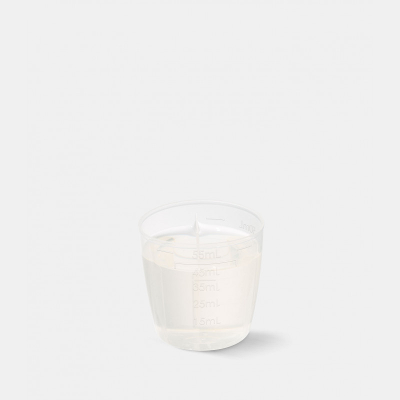 Laundry soap measuring cap